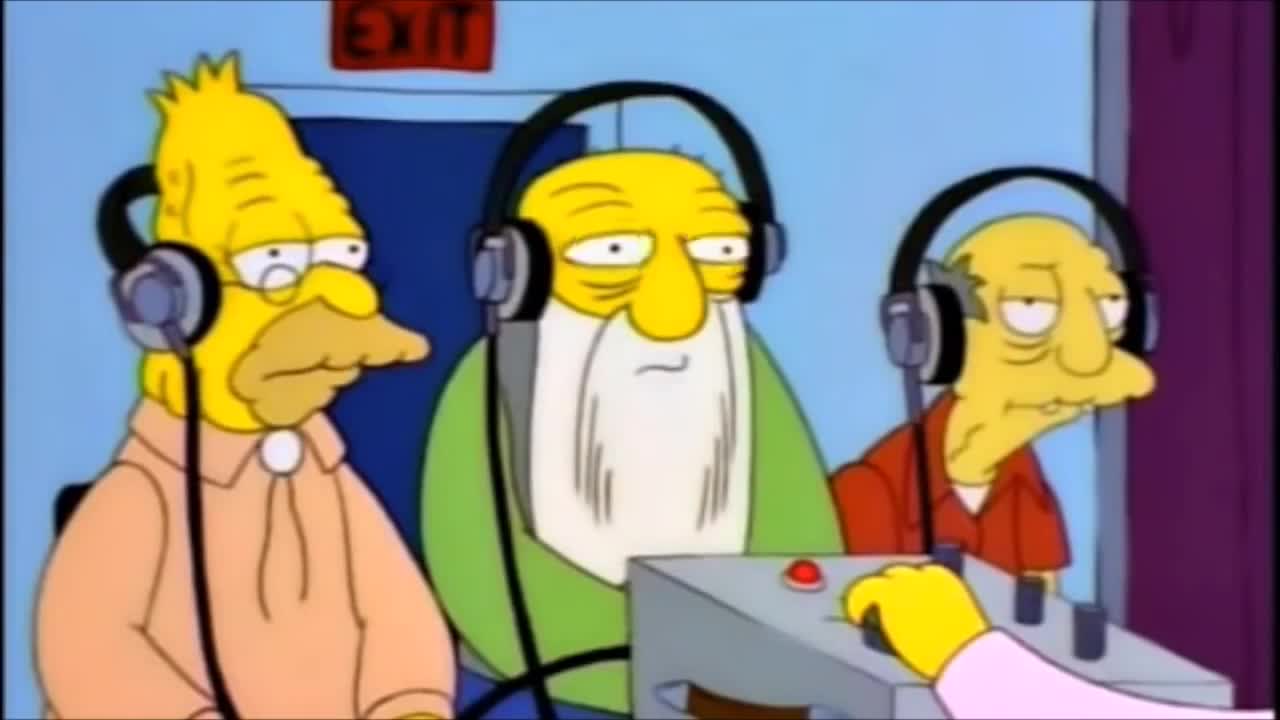 Hearing Test video clip by The Simpsons