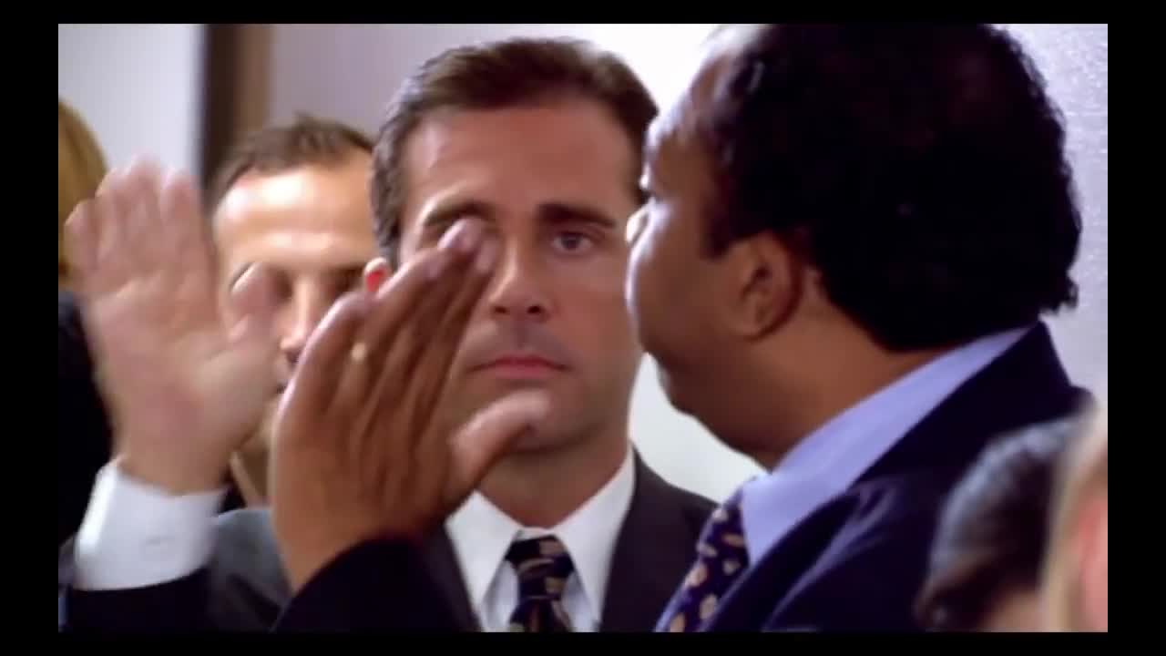 High five video clip by The Office