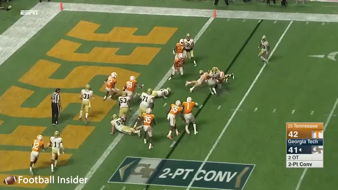 Tennessee vs Georgia Tech 2017 Final Play video clip by College Football