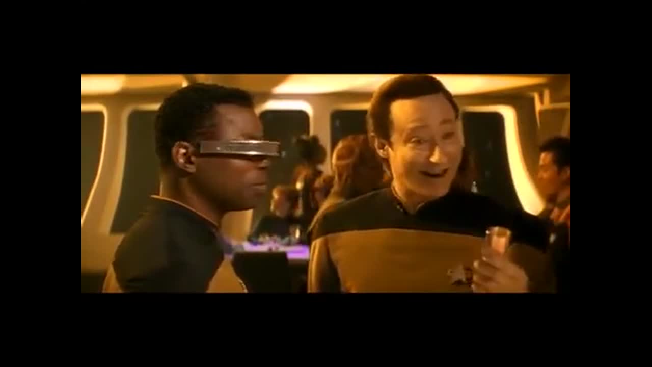 It is revolting video clip by Star Trek: The Next Generation