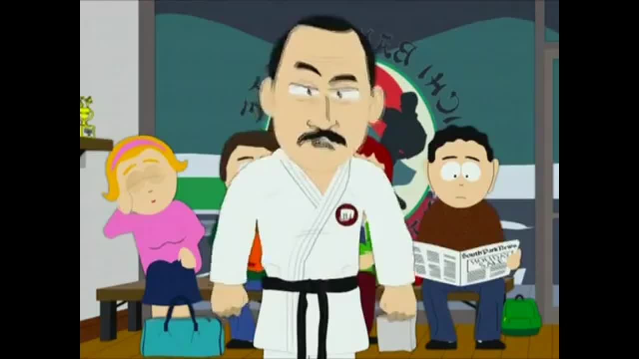 You lack discipline video clip by South Park