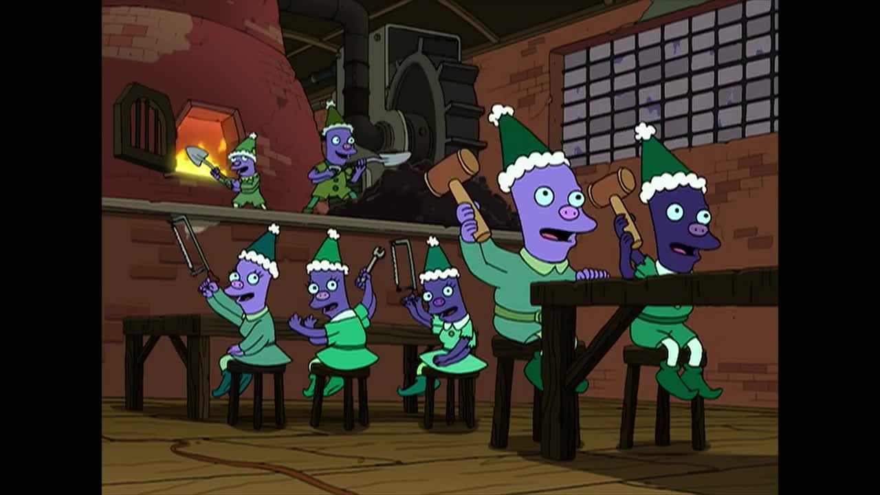Elves Song: Part 1 video clip by Futurama