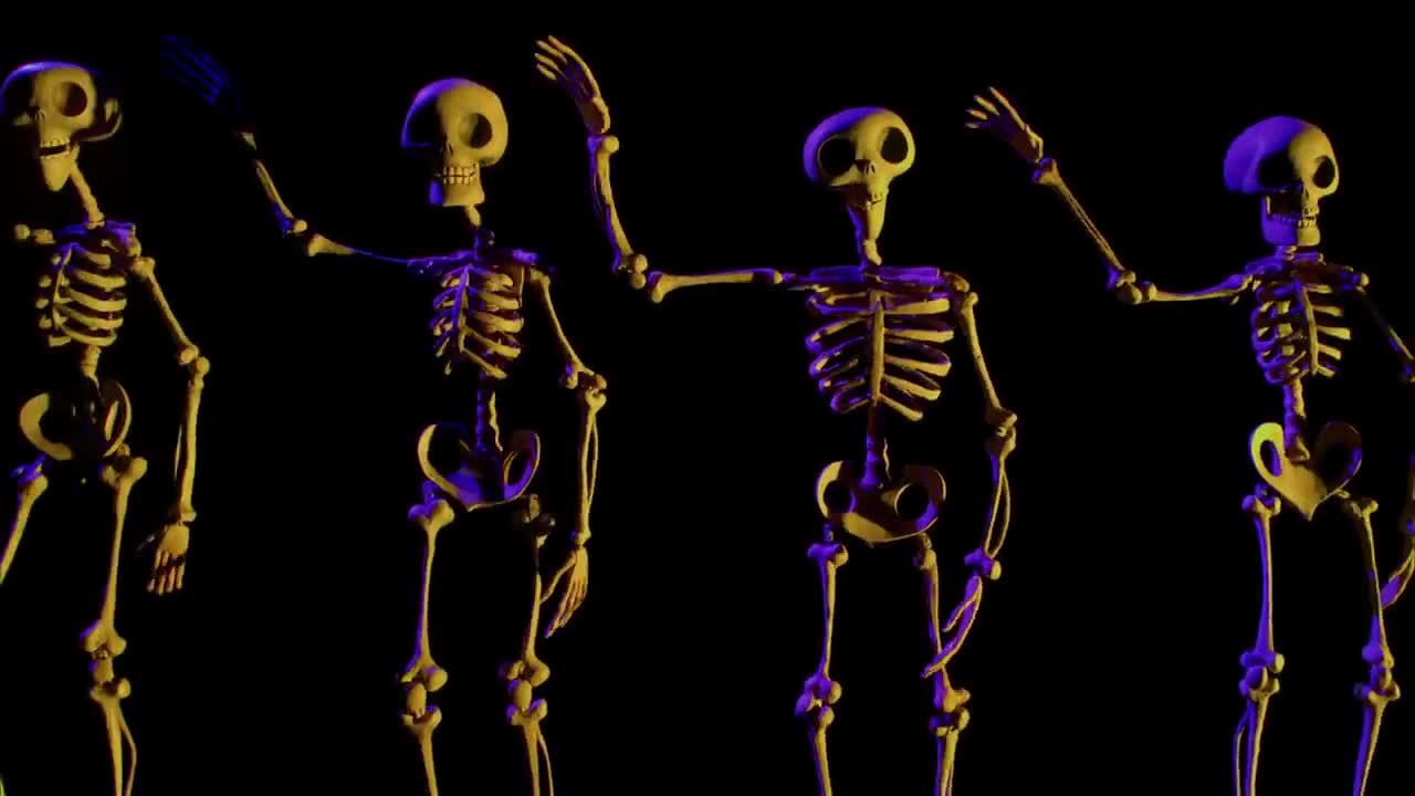 Remains of the Day Sceleton Dance video clip by Corpse Bride