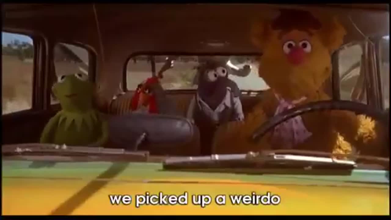 We picked up a weirdo video clip by Muppets