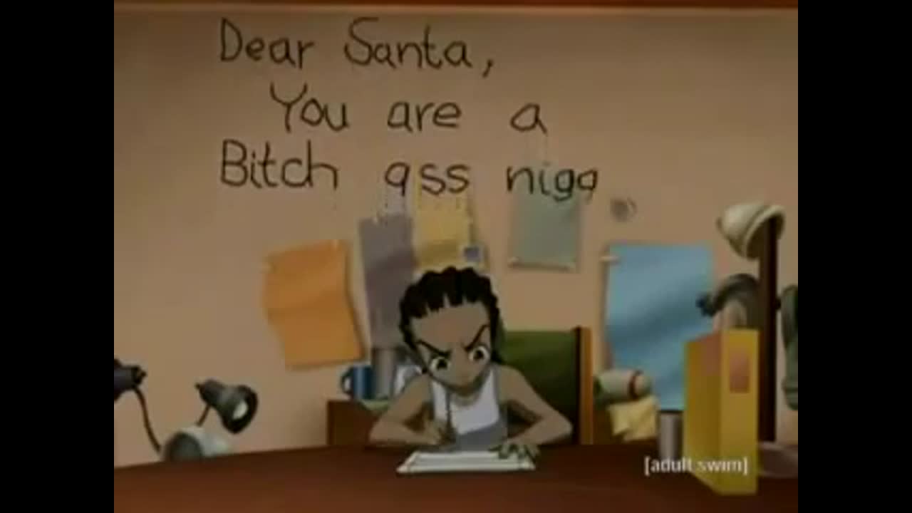 Riley Freeman Santa Letter Huey Freeman | The Boondocks Information