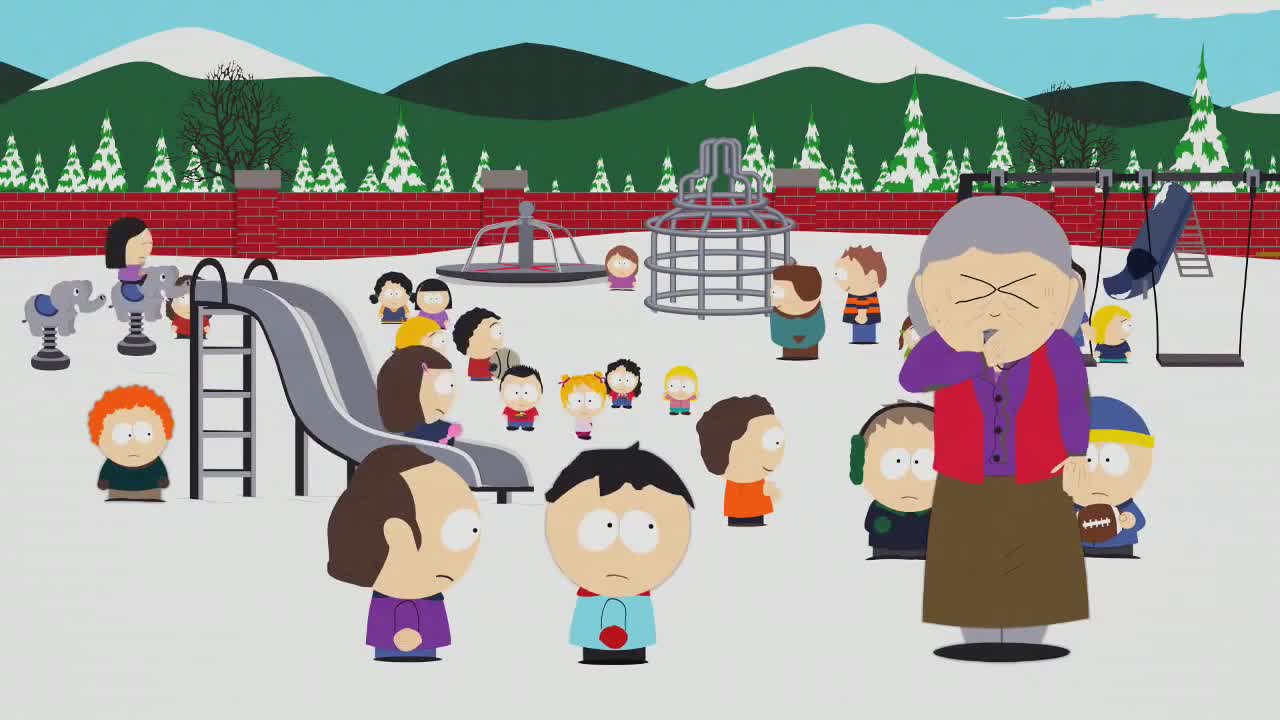 Recess is over back to class video clip by South Park