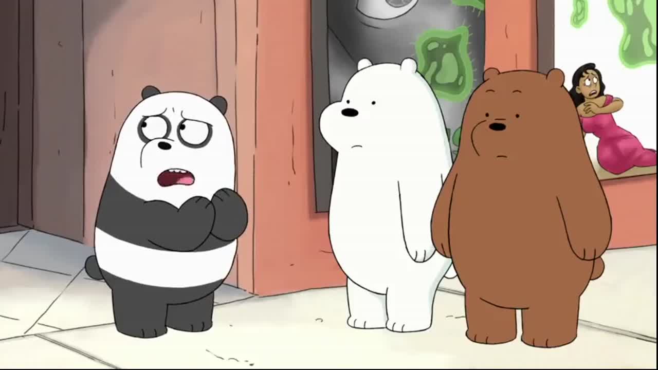 Germs are everywhere! video clip by We Bare Bears