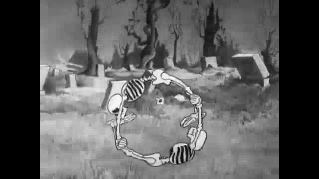 Silly Symphonies: The Skeleton Dance video clip by Silly Symphonies - The Skeleton Dance