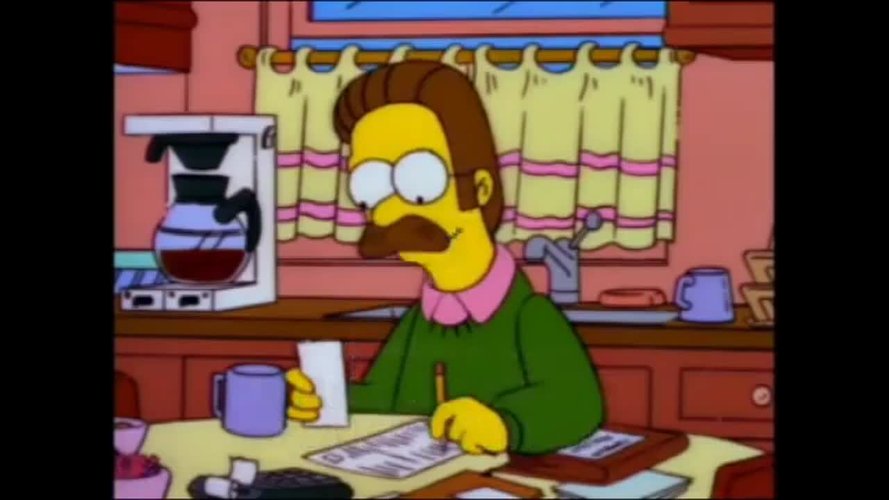 Business Expense video clip by The Simpsons