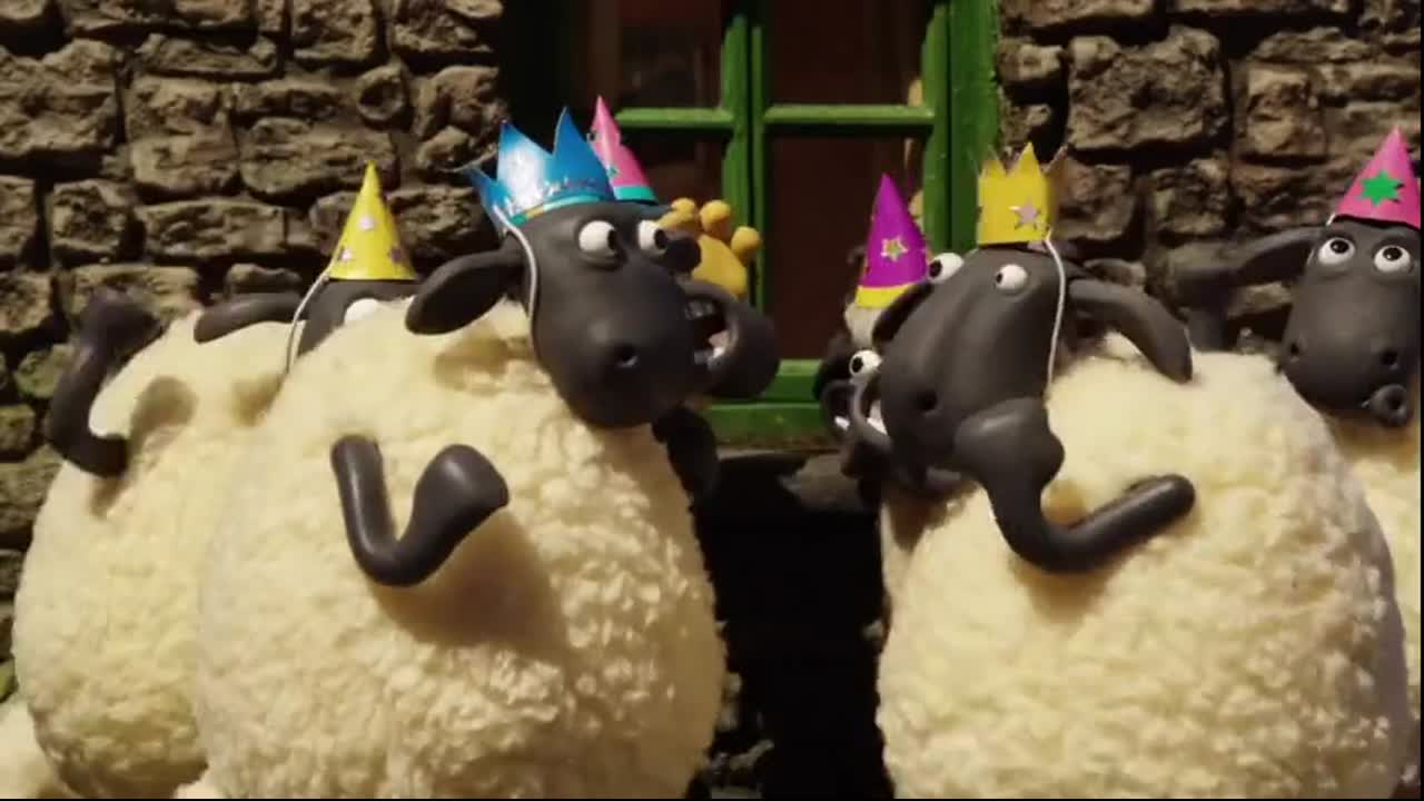 Celebration video clip by Shaun the Sheep