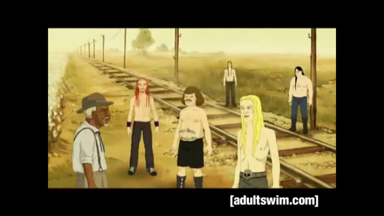 All They Sings About is Trains video clip by Metalocalypse