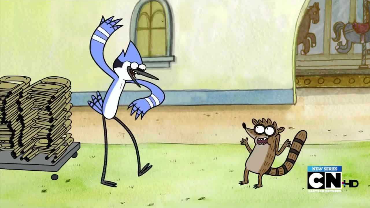 Yeah video clip by The Regular Show