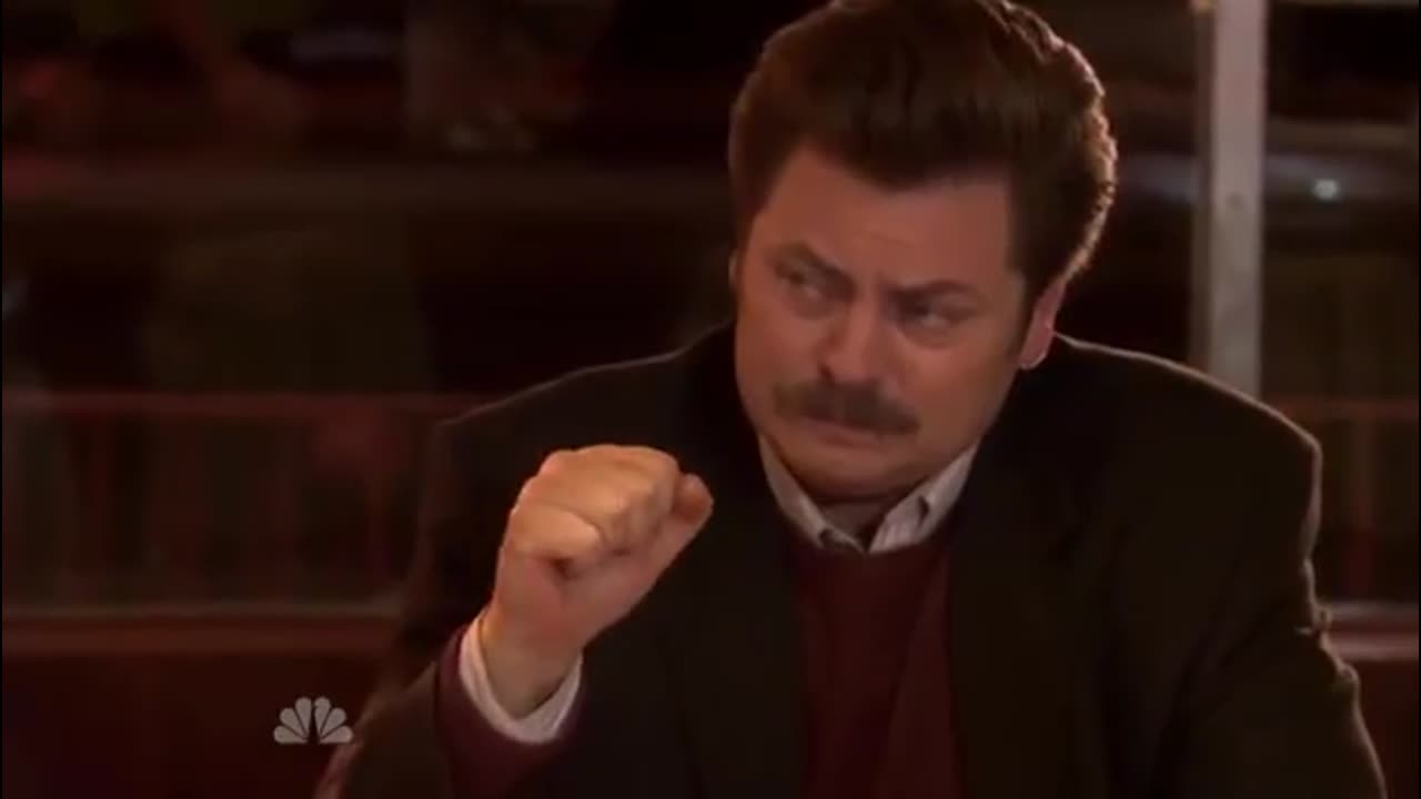 Parks and recreation - Ron swanson fist | Perfect Meme Video Clip