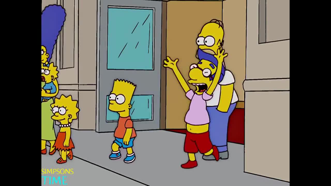 Wazzzzup video clip by The Simpsons