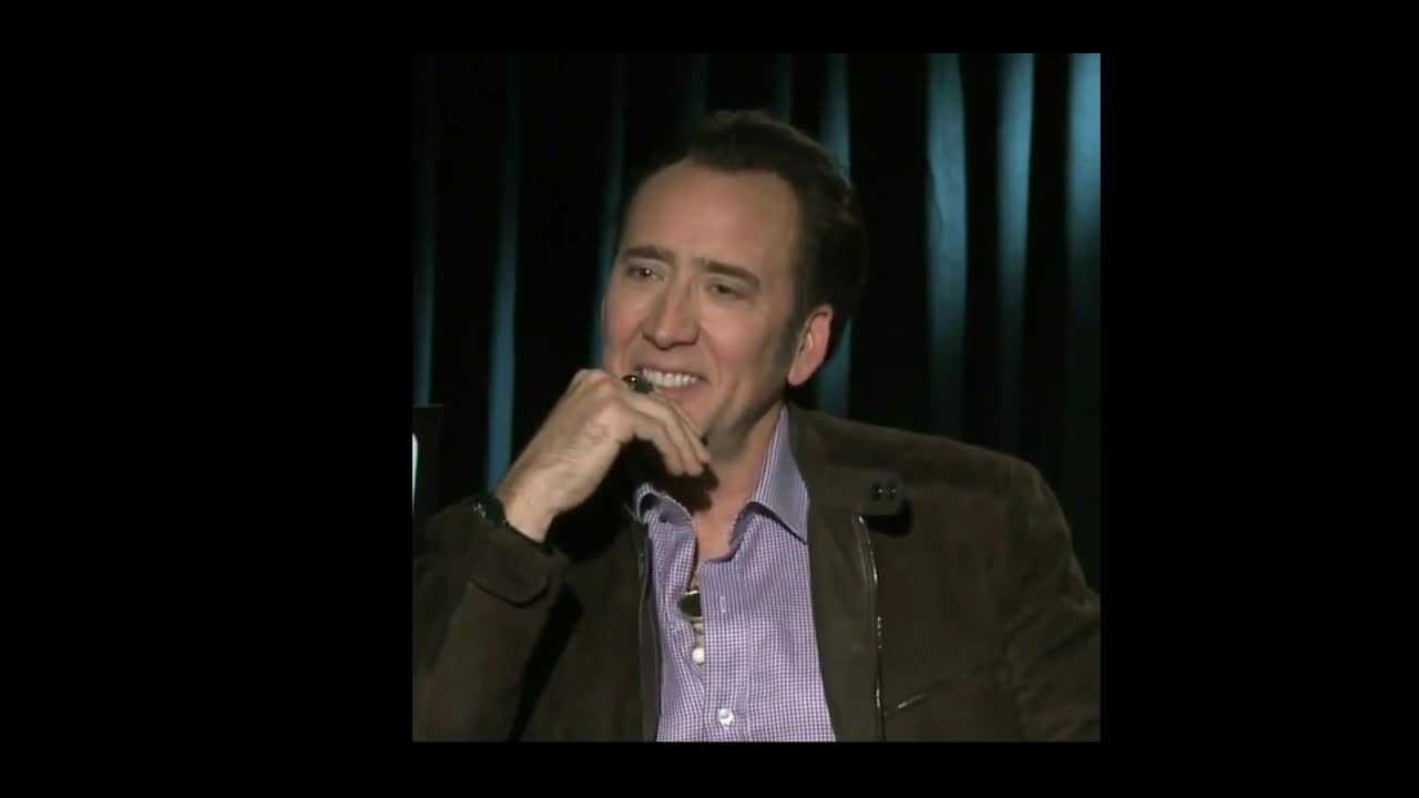 Laugh Reaction video clip by Nicolas Cage