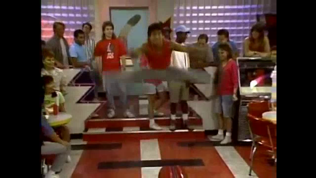 The "Slater Dance" video clip by Saved by the Bell