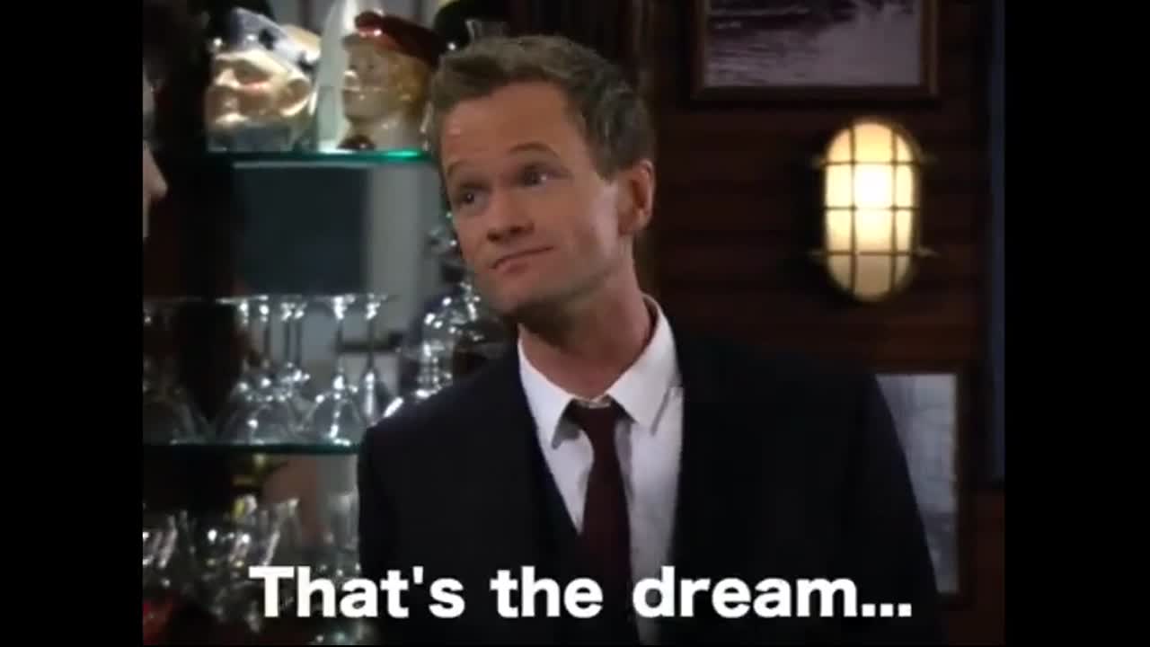That's the dream video clip by How I Met Your Mother