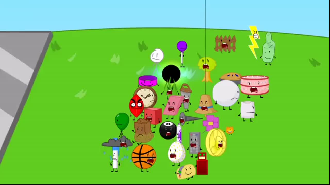 Scream video clip by BFDI