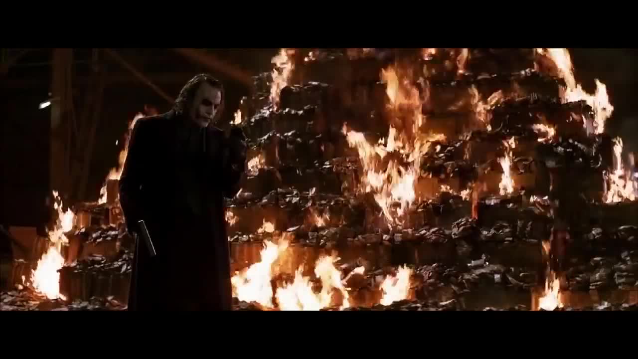 Joker Sends a Message video clip by The Dark Knight