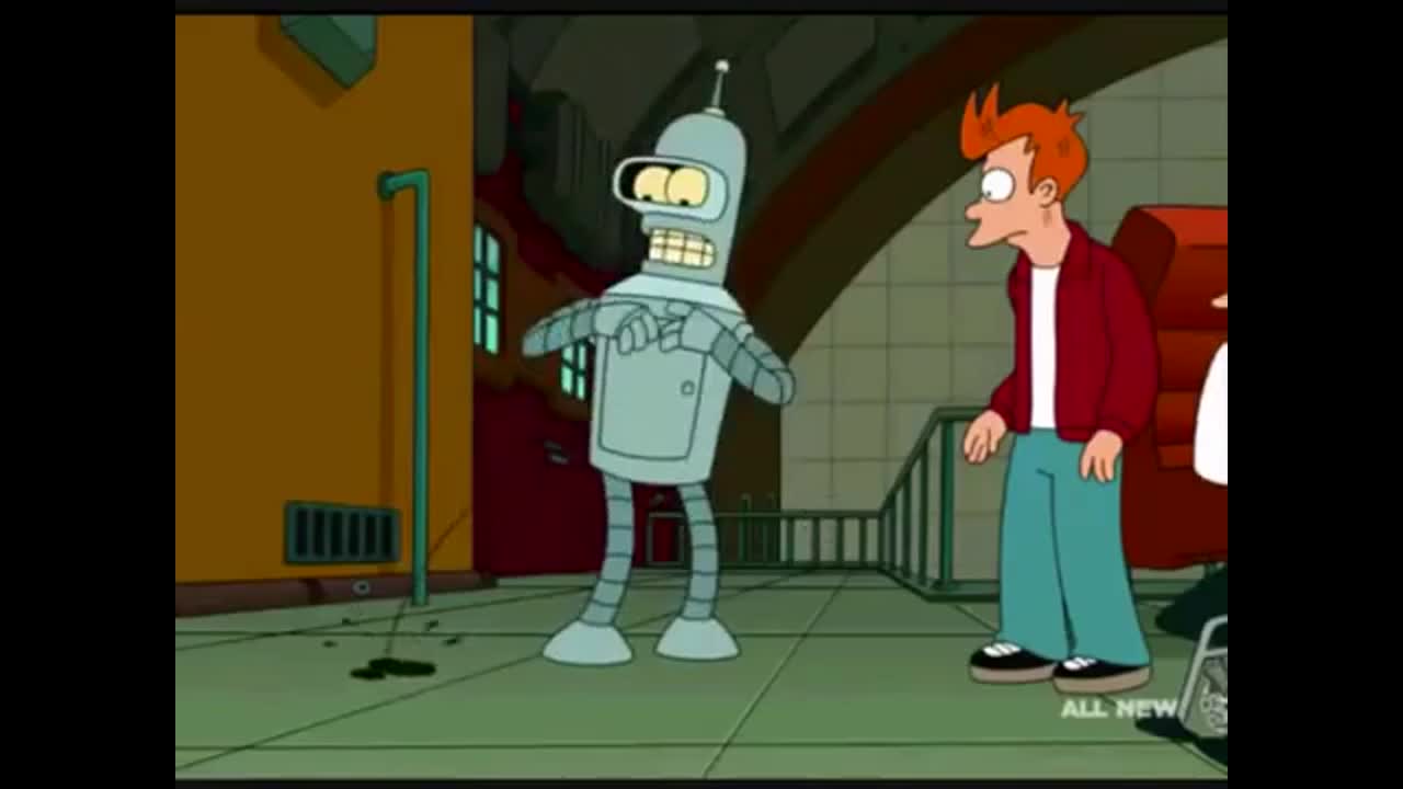 Scream video clip by Futurama