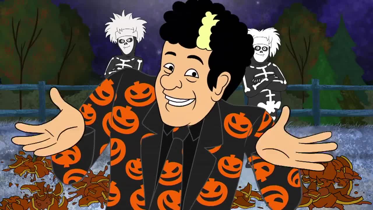 Any questions? video clip by David S. Pumpkins