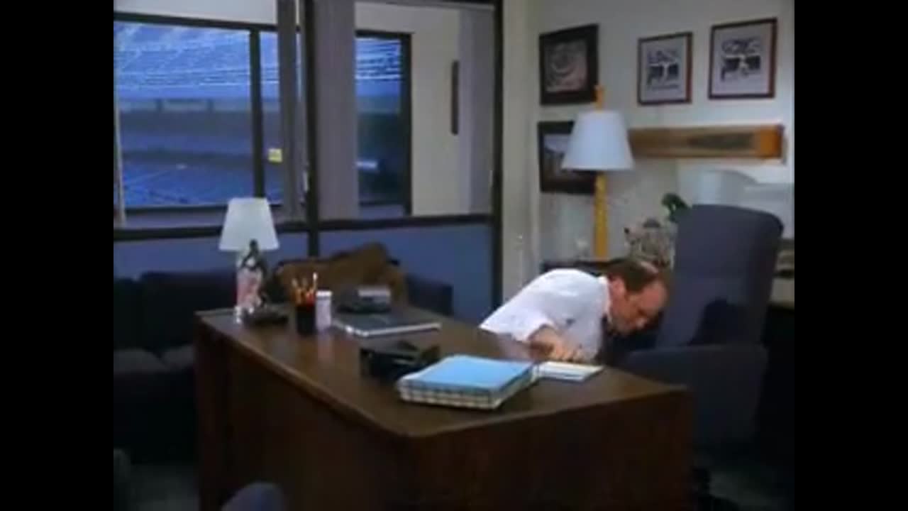 George Costanza Sleeping Under Desk Video Clip By Seinfeld George Costanza Sleeping Under Desk Video Clip By Seinfeld