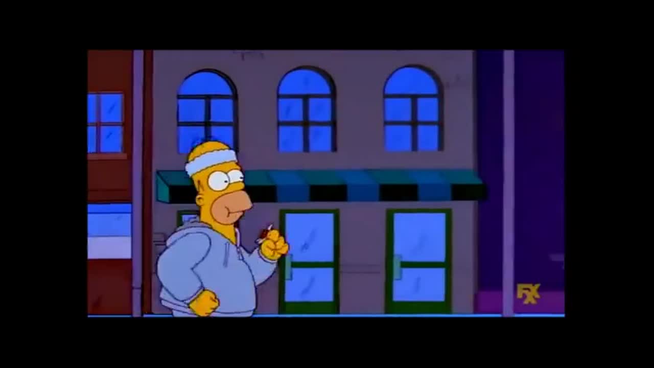 Gym? What's a gym? video clip by The Simpsons