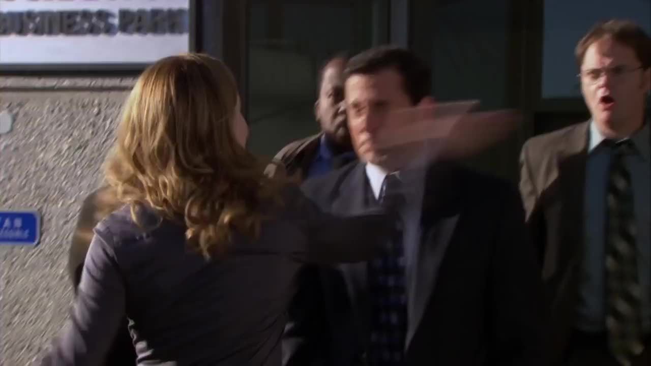 Slap video clip by The Office